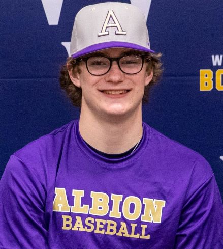 Cole Giesige signs to play college baseball at Albion College ...