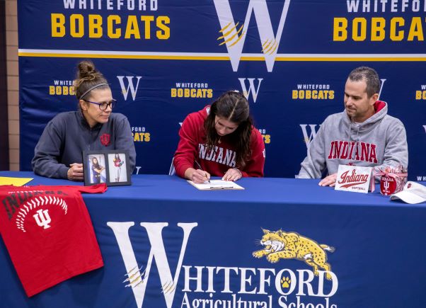 VanBrandt signs with Indiana University for softball – WHITEFORD BOBCAT ...