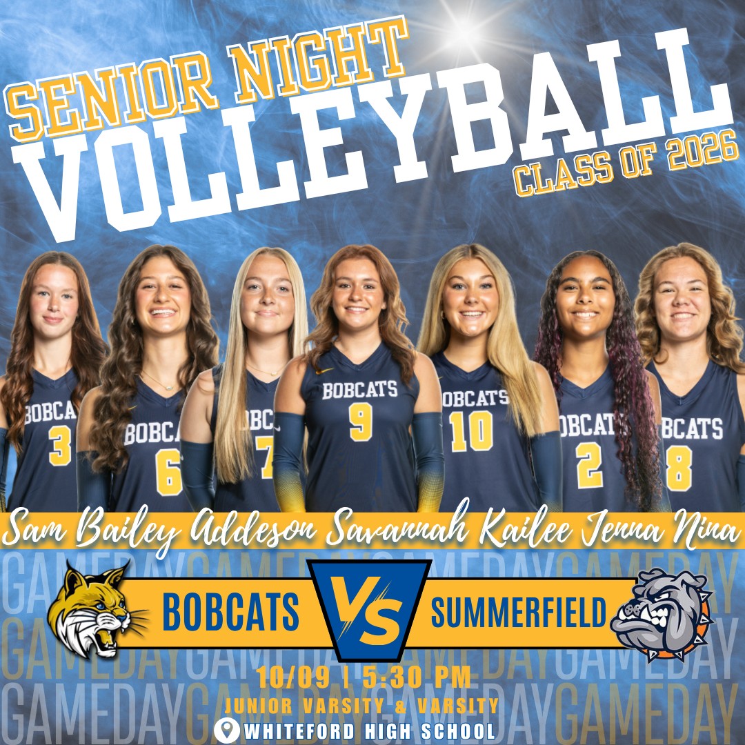 Senior Night for Whiteford volleyball team – WHITEFORD BOBCAT SPORTS